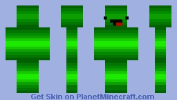 Derp Green Minecraft Skin