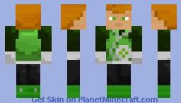 Guy Gardner Green Lantern/Red Lantern Minecraft Skin