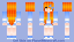 Sun girl (for the Above the Clouds Contest) Minecraft Skin
