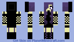 Cute Goth Minecraft Skin
