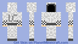White Cloak Minecraft Skin