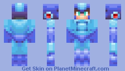 Mega Man Minecraft Skin