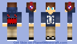 Skater W Headset Minecraft Skin