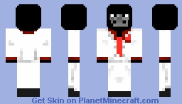 Monkey In white suit Minecraft Skin