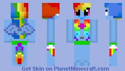 Rainbow Dash Minecraft Skin