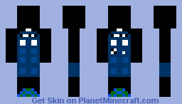 Tardis over the earth Minecraft Skin