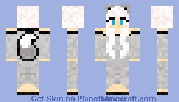 Silver Claw the Wolf Queen (Amazing Wolf Girl!) Minecraft Skin