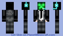 Green Agent Youtuber Minecraft Skin