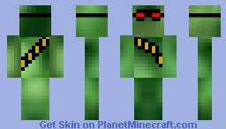 CAMO Tree/Bush Sniper Soldier Minecraft Skin