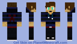 chill teen boy Minecraft Skin