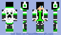 Green Gamer Minecraft Skin
