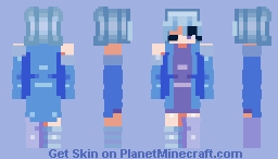 Lazy Blue Minecraft Skin