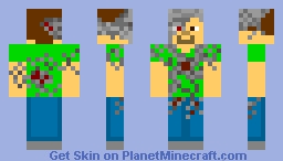 Cyborg Steve Minecraft Skin