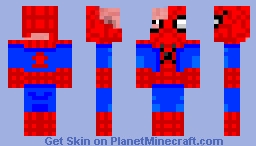 Broken Spider pig mask Minecraft Skin