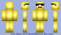 Golden Man Minecraft Skin