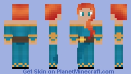 Merida (Formal Dress) Minecraft Skin