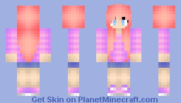 Pink Hair Minecraft Skin