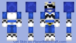 Blue Galaxy Ranger Minecraft Skin