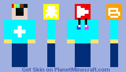 Social Media Minecraft Skin