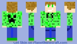 Creeper Teen Minecraft Skin