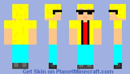 yellow boy Minecraft Skin