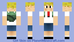 Backpack boy Minecraft Skin
