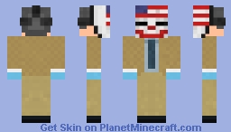 PAYDAY 2 Dallas Minecraft Skin