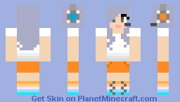 Portal girl Minecraft Skin