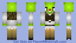 Shrek Shaded Minecraft Skin