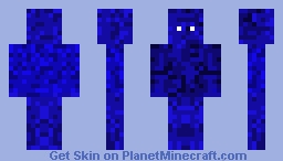 Blue Creature Minecraft Skin