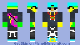 Rocker DJ Penguin Minecraft Skin