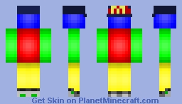 Colorful Worker Minecraft Skin
