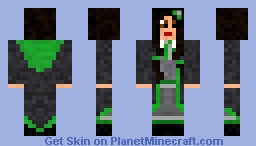 Slytherin Girl Minecraft Skin