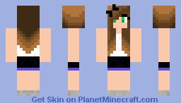 party girl Minecraft Skin