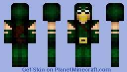 green arrow Minecraft Skin