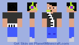 piano gamer Minecraft Skin