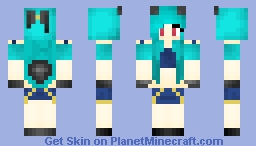 Dewott Girl Minecraft Skin