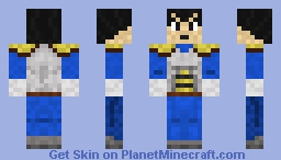 DBZ - Vegeta Minecraft Skin