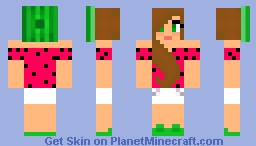Watermelon style!! Minecraft Skin