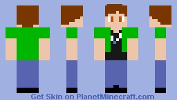 Pokemon trainer Blue Minecraft Skin