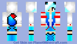Ice Blue Minecraft Skin