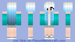 Blue Girl! Minecraft Skin