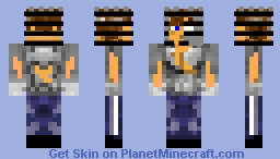Broken armor Minecraft Skin