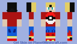 Pokemon Trainer Shadow Minecraft Skin