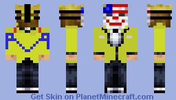 Pay Day 2 Minecraft Skin
