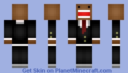 Domo in a Suit Minecraft Skin