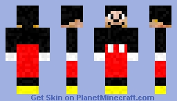 Mickey Mouse Minecraft Skin
