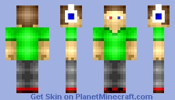 Lazy gamer shaded Minecraft Skin