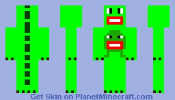Frog Man Minecraft Skin