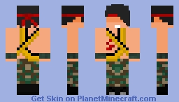 RAMBO Minecraft Skin
